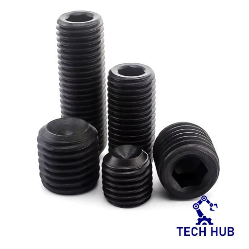 M3x4 Socket Set Screw – Grub Screw – Pack Of 10 - Tech Hub Electronics