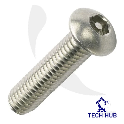 M5x60 Hex Button Head Screw – Pack Of 10 - Tech Hub Electronics