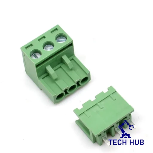 Pluggable Terminal Block 3-Pin - Tech Hub Electronics