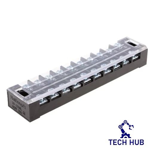 TB-1510 Fixed Barrier Terminal Block (15A-600V) 10pin - Tech Hub ...