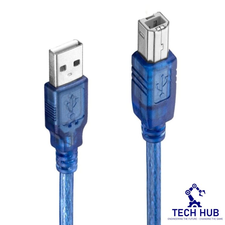 USB 2.0 Type B Cable For Arduino, 30Cm Length - Tech Hub Electronics