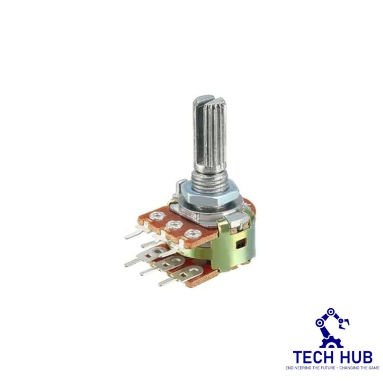 100Kohm Rotary Potentiometer, 6Pin - Tech Hub Electronics